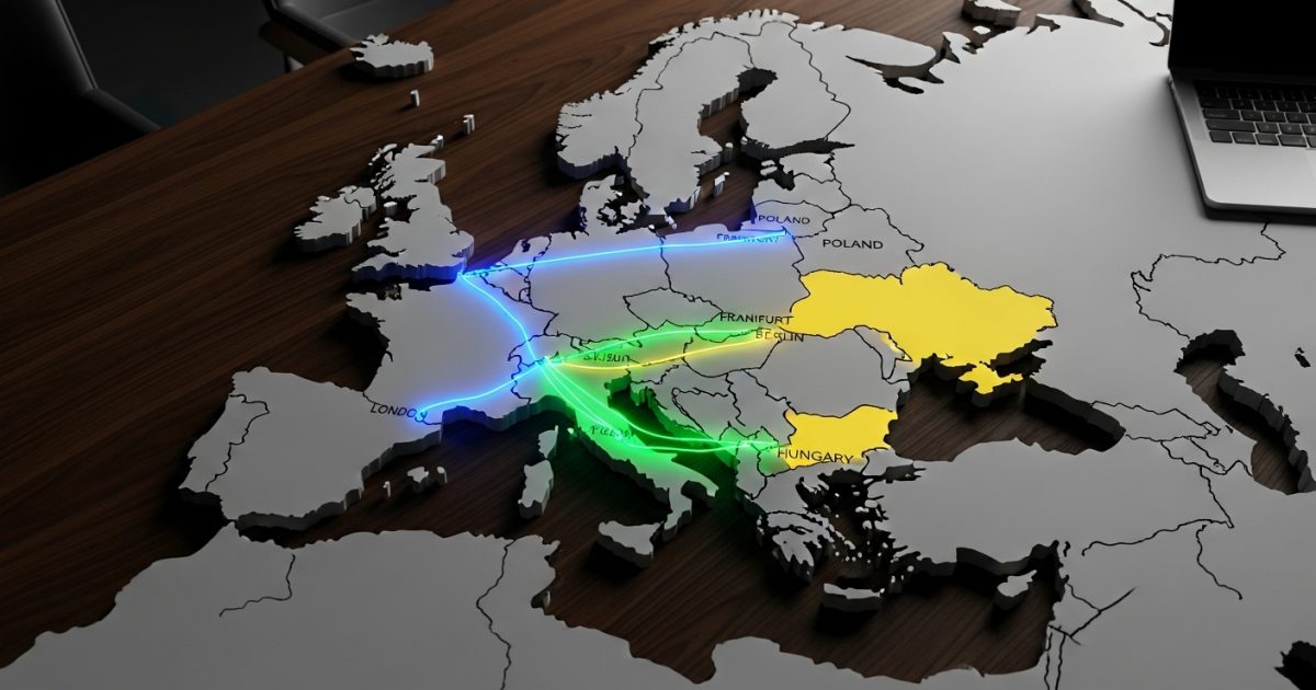 Europe's Economic Arteries: Mapping the High-Value Corridors Connecting ...